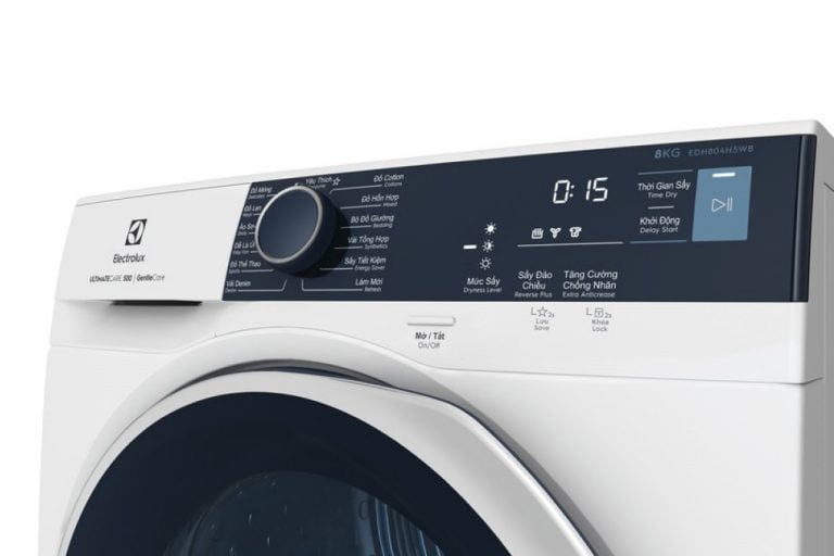 Máy sấy bơm nhiệt Electrolux 8 kg EDH804H5WB - Tổng kho điện máy